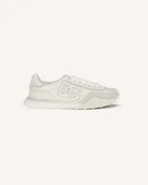 Dolce & Gabbana Athletic Fabric And Leather Sneakers