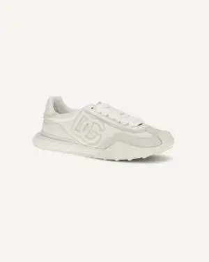 Dolce & Gabbana Athletic Fabric And Leather Sneakers