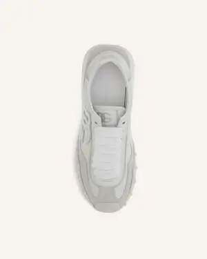 Dolce & Gabbana Athletic Fabric And Leather Sneakers