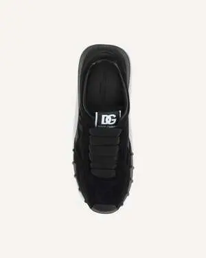 Dolce & Gabbana Dg Athletic Suede Leather Sneakers
