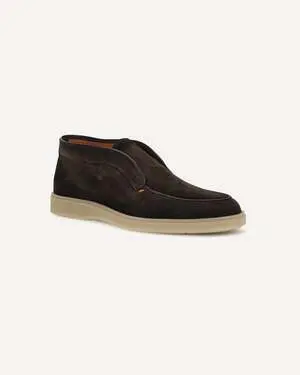 Santoni Suede Loafers