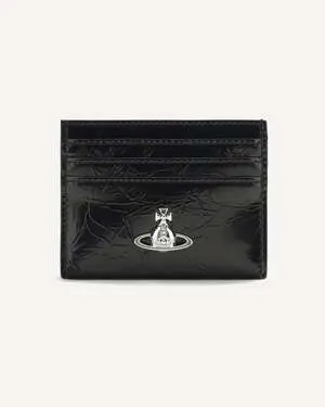 VIVIENNE WESTWOOD Leather Card Holder With Orb Logo