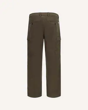 C.P. COMPANY Stretch Cotton Satin Cargo Pants