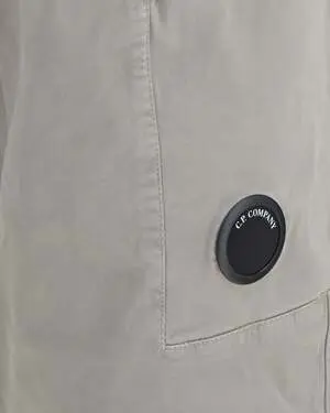 C.P. COMPANY Stretch Cotton Satin Cargo Pants