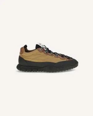 Miu Miu Ripstop Lace-up Sneakers - Beige