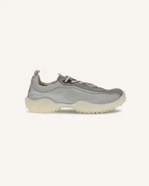 Miu Miu Bubble Sneakers In Technical Fabric And Suede - Grey