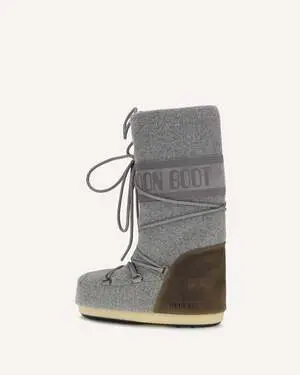Moon Boot Mb Icon Nubuck Felt Snow Boots