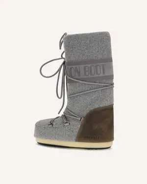 Moon Boot Mb Icon Nubuck Felt Snow Boots
