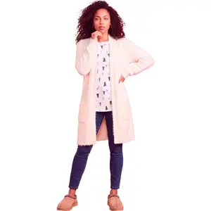Roaman's Eyelash Cardigan - Ivory