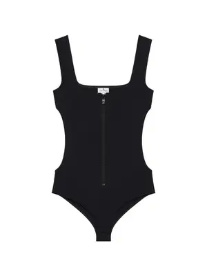 COURREGES Cut Out Stretch Techno Top