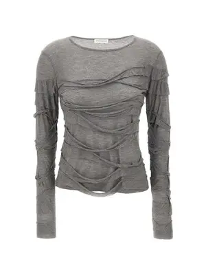 7 FOR ALL MANIKIND 7 For All Mankind Ribbon Long Sleeve T-shirt