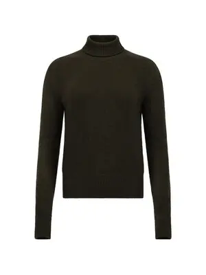Victoria Beckham High Neck Sweater - Green