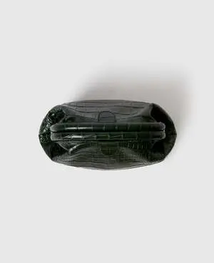 Stella McCartney Falabella Croc-embossed Soft Clutch