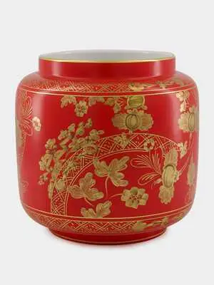GINORI 1735 Oriente Italiano Rubrum Candle Holder Vase