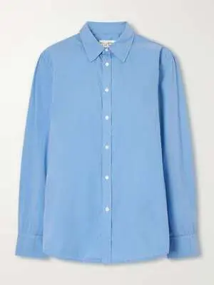 NILI LOTAN Raphael Cotton-poplin Shirt
