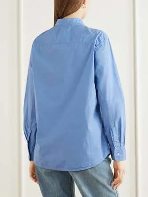 NILI LOTAN Raphael Cotton-poplin Shirt