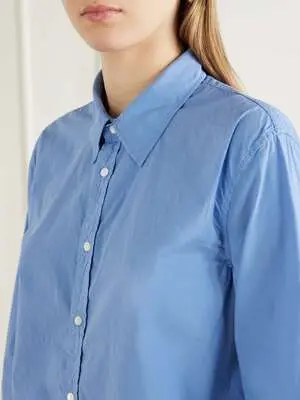 NILI LOTAN Raphael Cotton-poplin Shirt