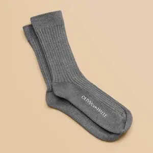 Olivia Von Halle Spencer London Socks - Grey