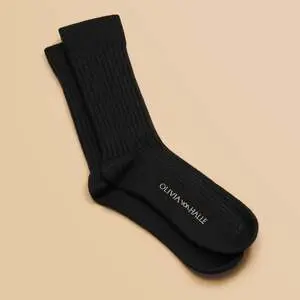 Olivia Von Halle Spencer Berlin Socks - Black