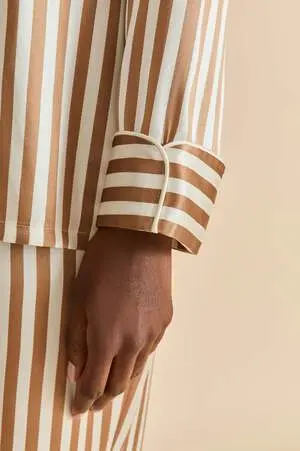 Olivia Von Halle Lila Solene Stripe Pajamas