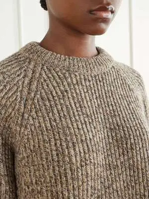 &daughter Ribbed Mélange Wool Sweater