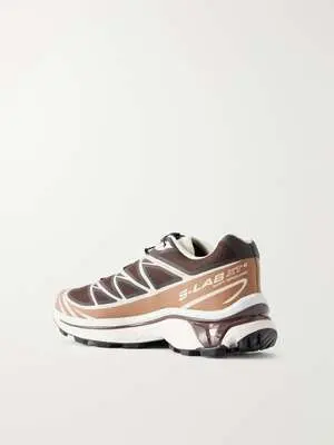 SALOMON Xt-6 Rubber-trimmed Mesh Sneakers
