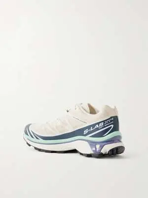 SALOMON Xt-6 Rubber-trimmed Mesh Sneakers