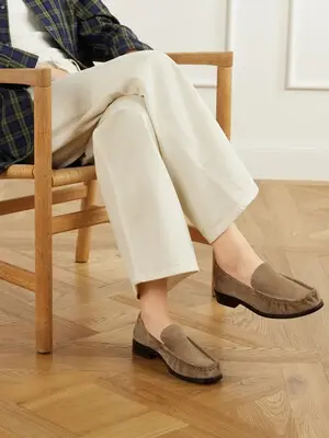 Legres Suede Loafers - Brown