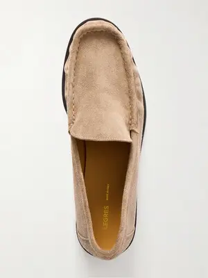 Legres Suede Loafers - Brown