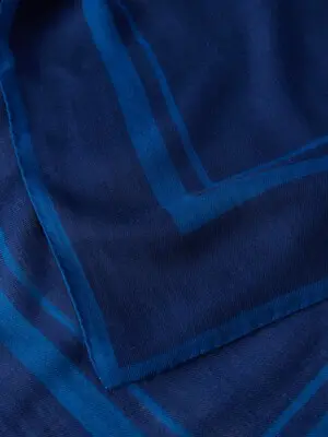 Saint Laurent Printed Wool-twill Scarf