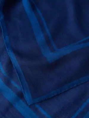 Saint Laurent Printed Wool-twill Scarf