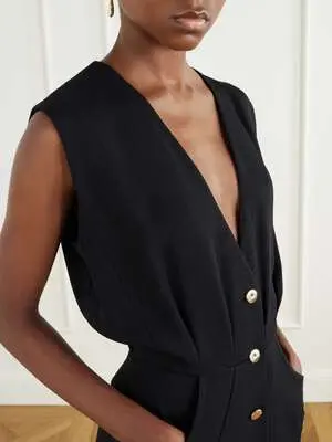 BLAZÉ MILANO Friesian Crepe Midi Dress