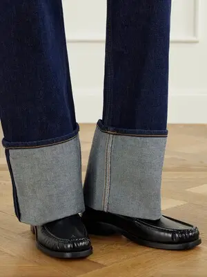 AGOLDE Big Cuff Jean Mid-rise Wide-leg Jeans - Blue