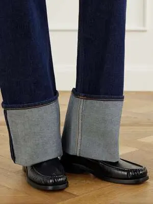 AGOLDE Big Cuff Jean Mid-rise Wide-leg Jeans