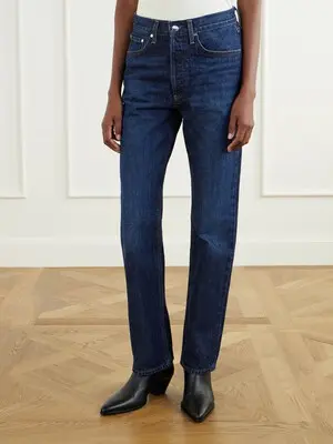 AGOLDE Lana Mid-rise Straight-leg Jeans - Blue