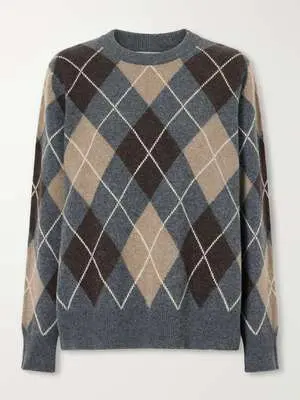 &daughter Ava Argyle Wool Sweater