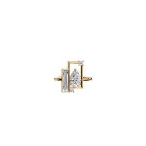 AYA FINE JEWELRY Sloane Engagement Ring - Yellow