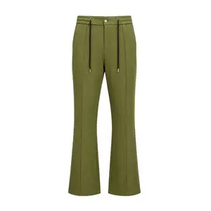 DAVID WEJ Enzo Cotton Loose Fit Trouser - Green