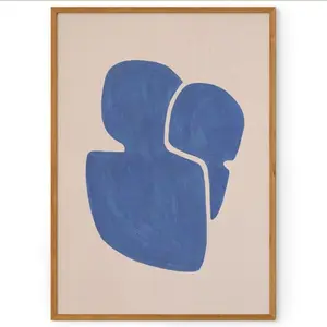 LENA WIGERS Neutrals Cradle 30 × 40 Cm Art Print - Blue