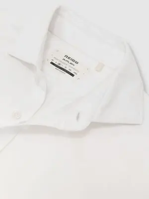 REISS Monaco R-flex Cotton-blend Stretch Jersey Shirt Slim-fit - White