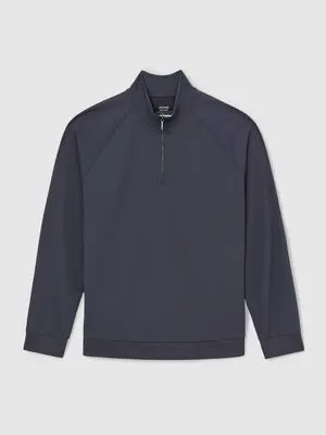 REISS Eytan Sweat Top - Airforce Blue