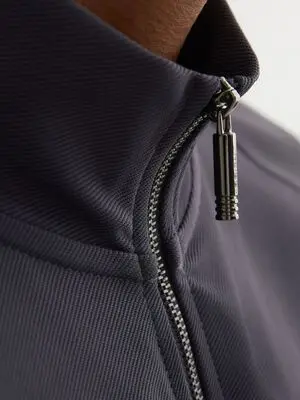 REISS Eytan Sweat Top - Airforce Blue