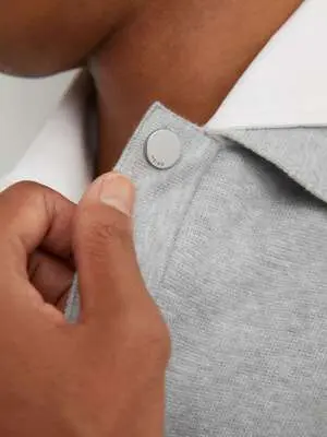 REISS Gorbridge R-flex Half-zip Knitted Polo Jumper