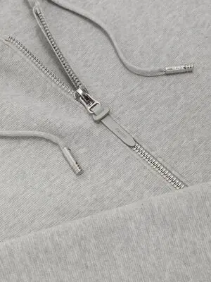 REISS Manchester R-flex Zip-through Knitted Hoodie