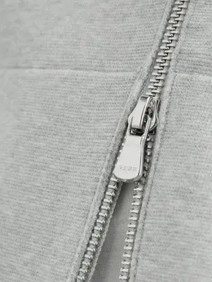 REISS Manchester R-flex Zip-through Knitted Hoodie