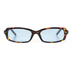 6FIFTYTWO® Black / Blue Bad Decisions Tortoiseshell Blue Lens Sunglasses - Black/blue