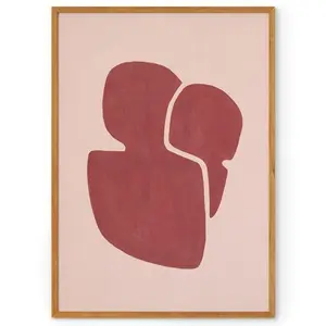 LENA WIGERS Pink / Red Cradle Rouge 30 × 40 Cm Art Print - Pink/red