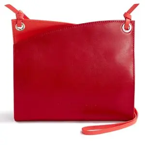 HESTER VAN EEGHEN Color-blocked Leather Shoulder Bag