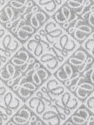 Loewe Anagram Wool And Cashmere Scarf