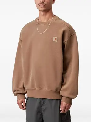 Carhartt Work In Progress Logo Cotton Sweatshirt